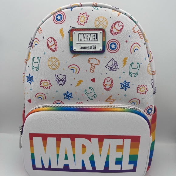 Loungefly | Bags | Disney Loungefly Marvel Pride Mini Backpack | Poshmark
